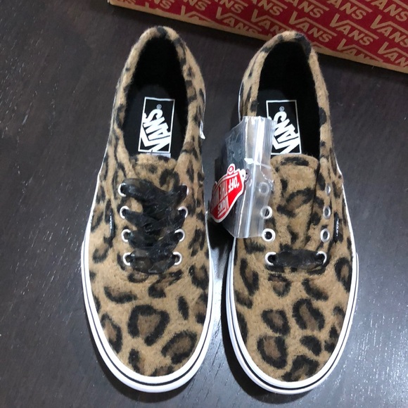Vans | Shoes | Vans Authentic Platform Fuzzy Leopard | Poshmark